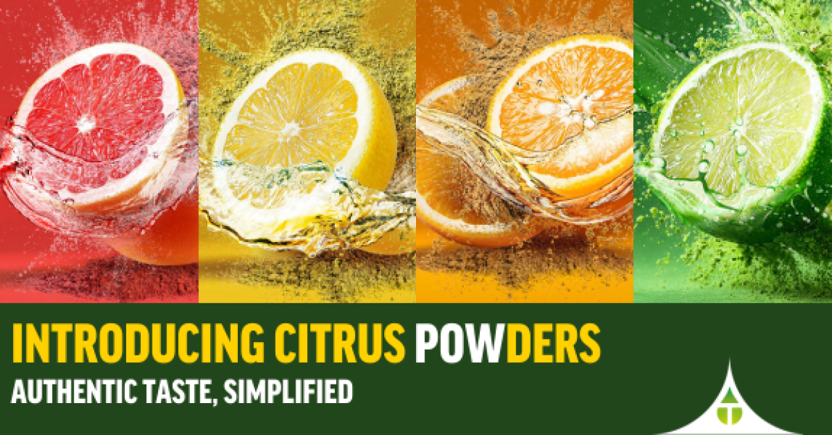 TREATT | The Future of Citrus Flavor is Powdered